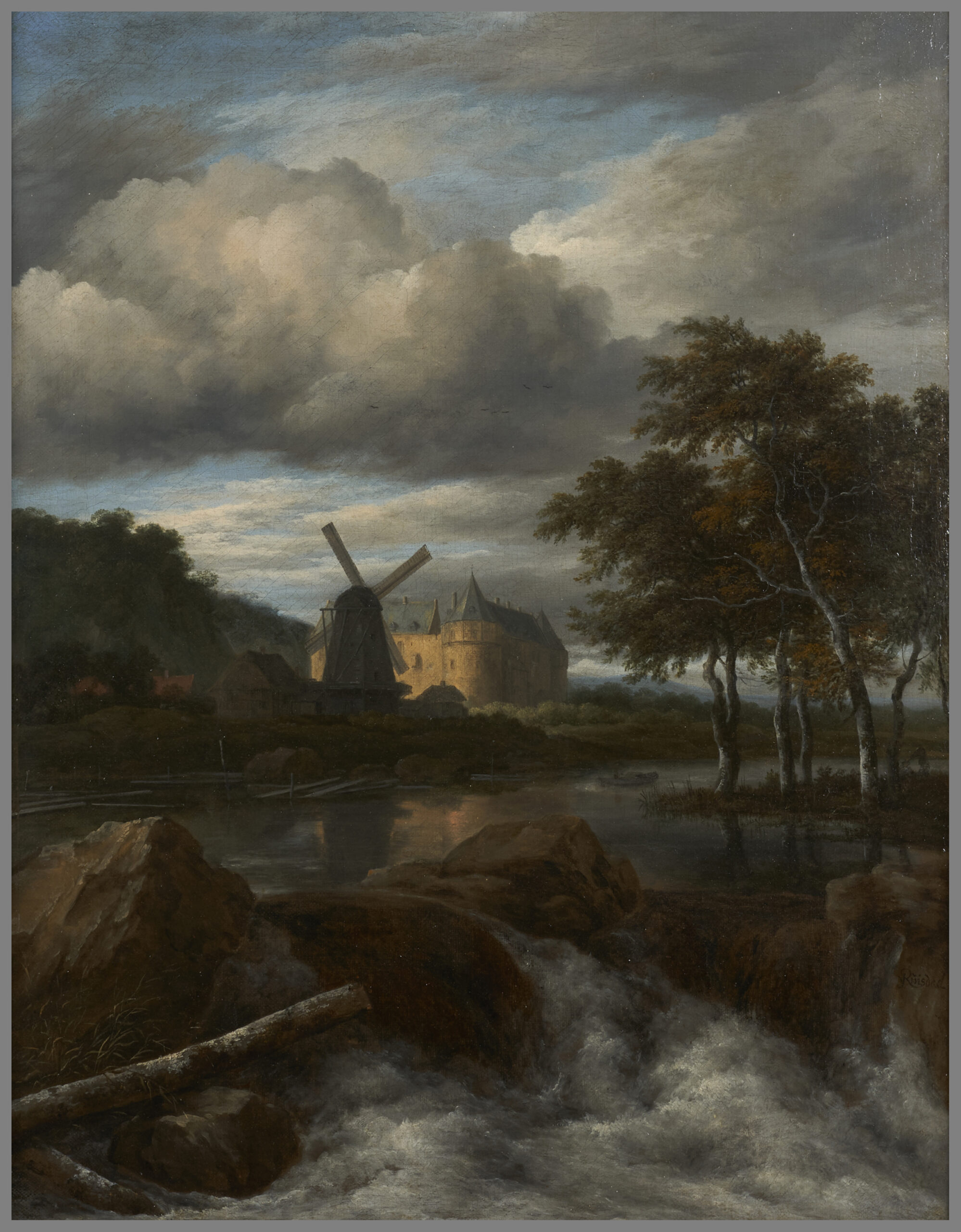 Jacob van Ruisdael: Landscape with Waterfall - VMuseum